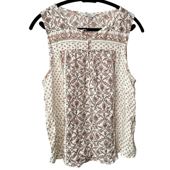 Lucky Brand | Tops | Lucky Brand Women Size L Floral Tank Top | Poshmark